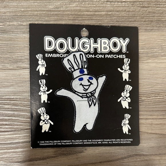 Vintage | Other | Vintage Doughboy Embroidered Ironon Patch White And ...